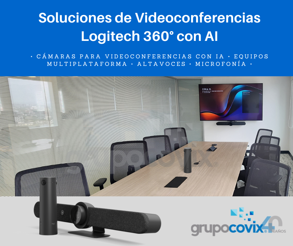 Soluciones de Videoconferencia Multicámara 360° con AI – Grupo Covix